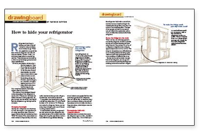 How to Hide Your Refrigerator - Fine Homebuilding