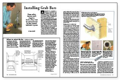 Installing Grab Bars - Fine Homebuilding