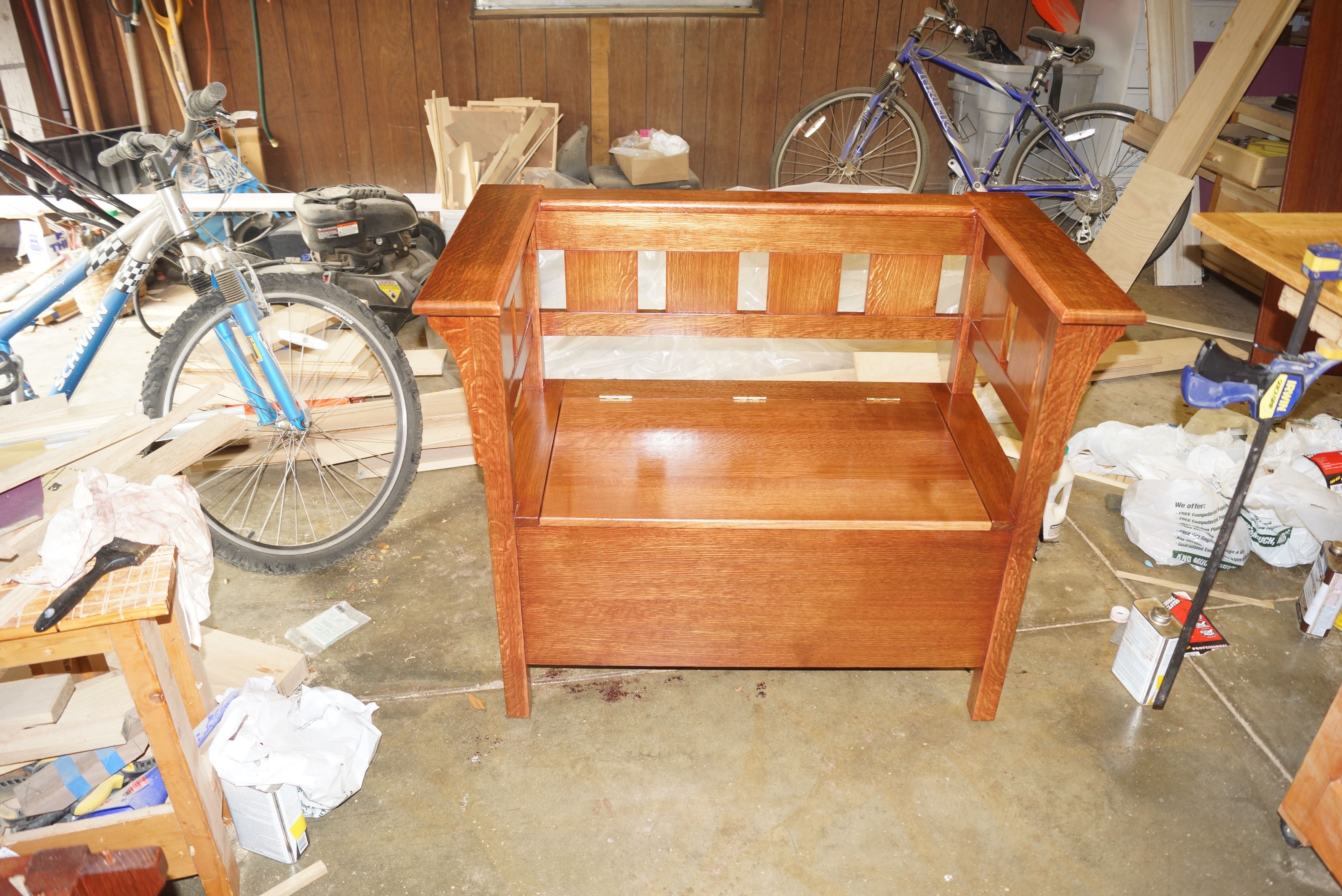 Stickley Inspired Bench - FineWoodworking