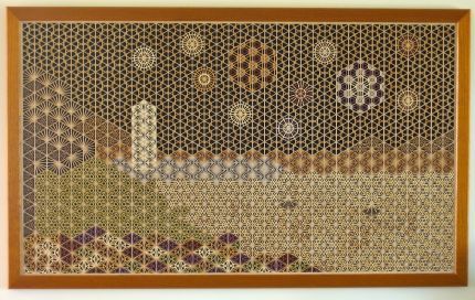 10,000 tiny pieces of wood make one impressive bit of woodworking ...