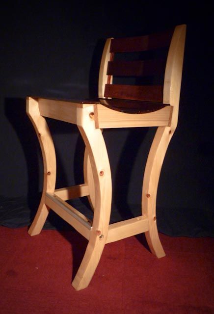 My funky stool !! - FineWoodworking