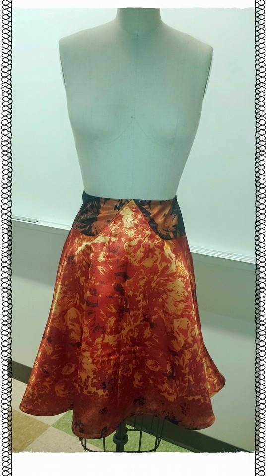 Flared Yoke "Fire" Skirt - Threads