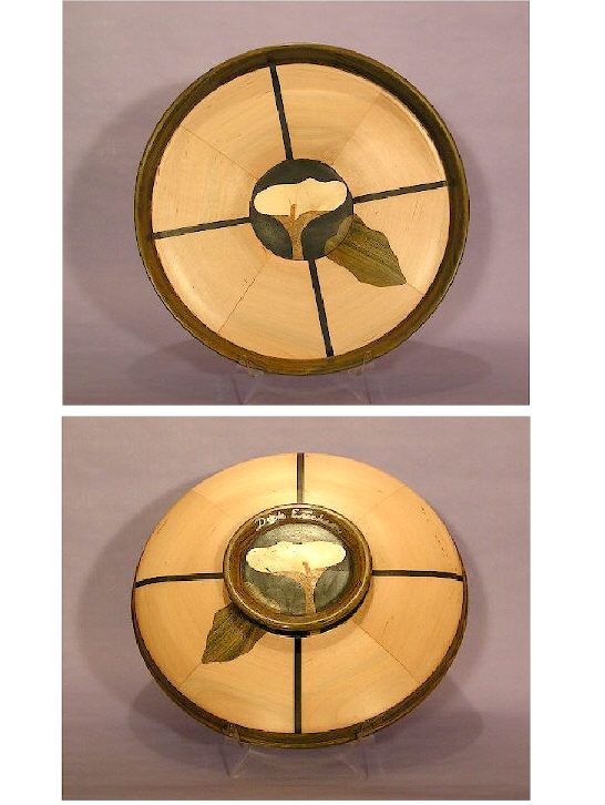 Calla Lilly Segmented Platter - FineWoodworking