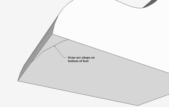 Shaping a High Arched Foot - FineWoodworking