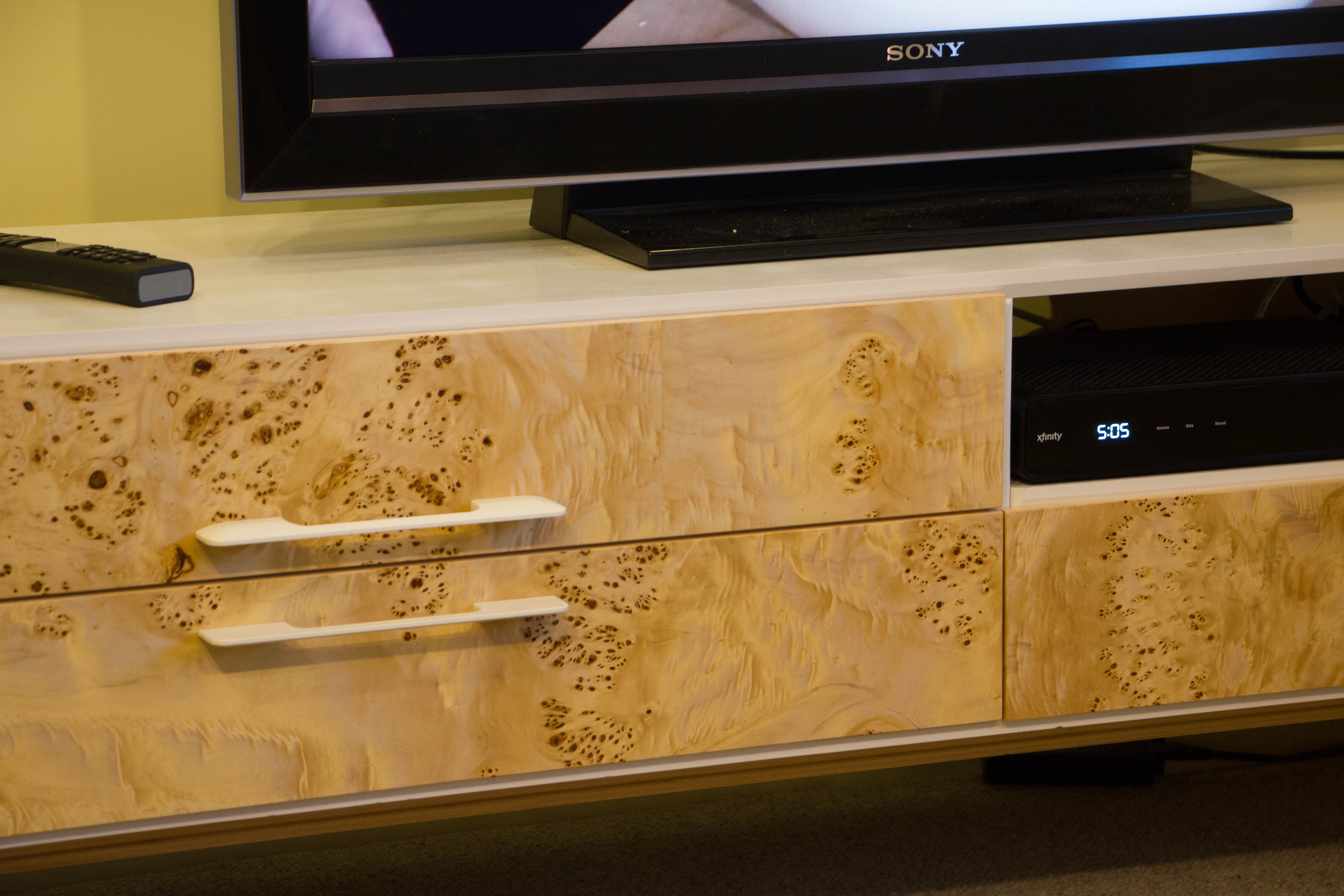 mid century modern TV stand - FineWoodworking