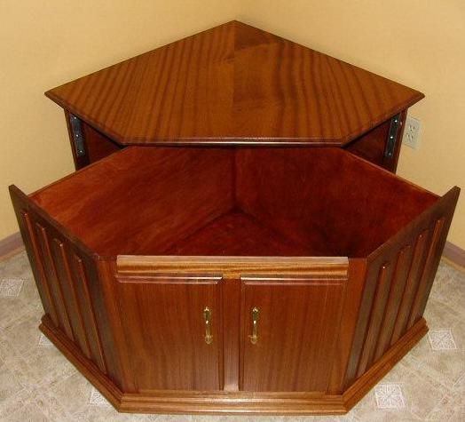 Corner table toy box - FineWoodworking