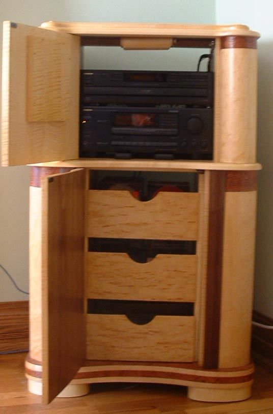stereo/cd cabinet - FineWoodworking