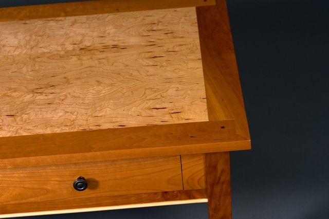 Cherry and Curly Maple Coffee Table - FineWoodworking
