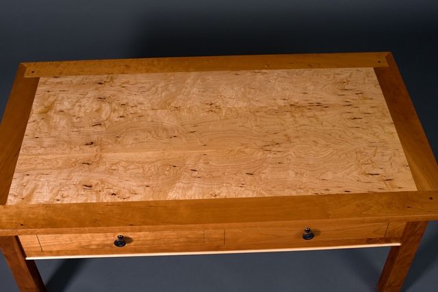 Cherry and Curly Maple Coffee Table - FineWoodworking
