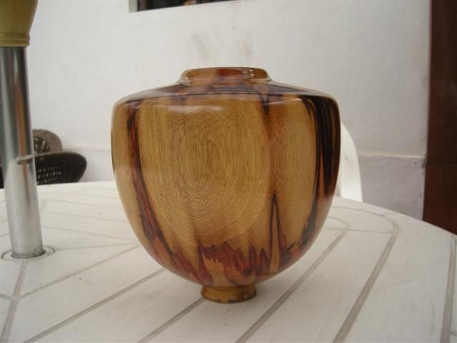 Last of the series of vases in jacaranda wood - FineWoodworking
