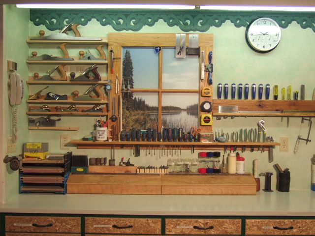 shop wall - FineWoodworking