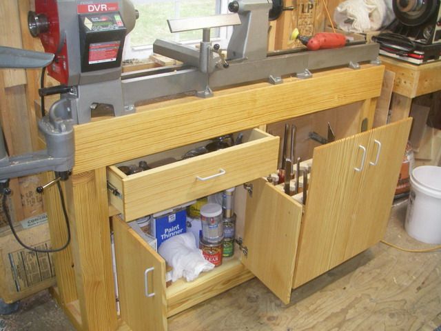 Lathe stand - FineWoodworking