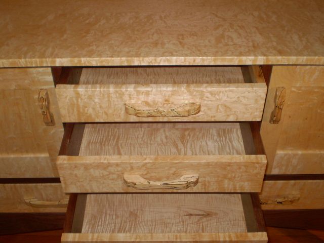 Qilted maple buffet - FineWoodworking