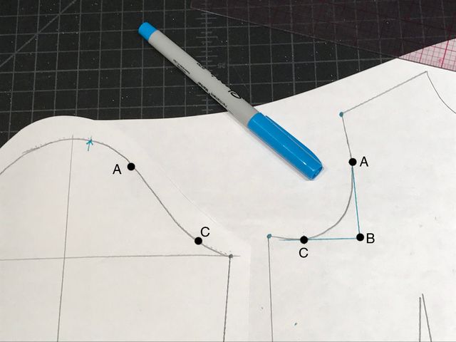 How to Transform a Standard Curved Armhole into a Square-Cut Armhole ...
