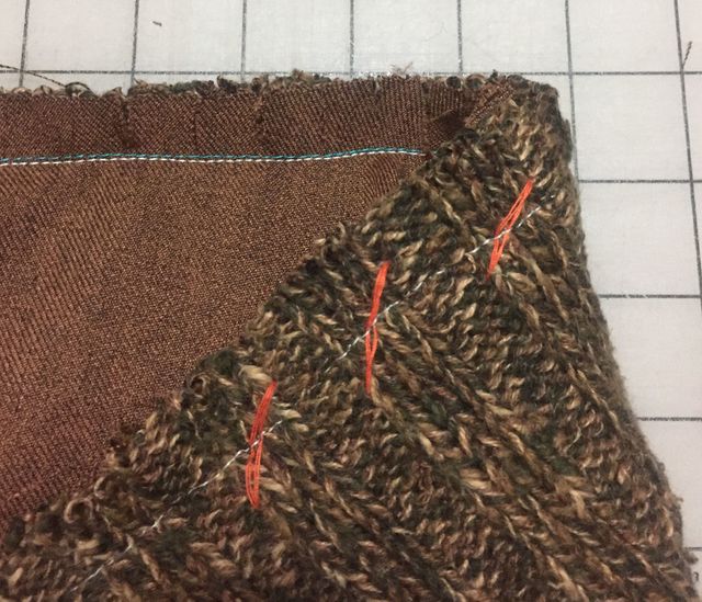 Sew on a Chunky Knit Collar - Threads