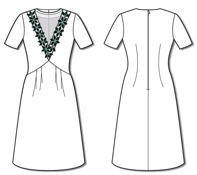 Pattern Review: Marfy 3786 Dress - Threads