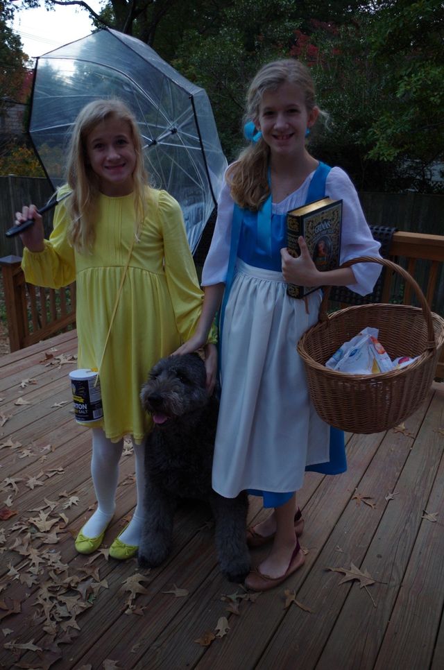 Belle and the Morton Salt Girl - Threads