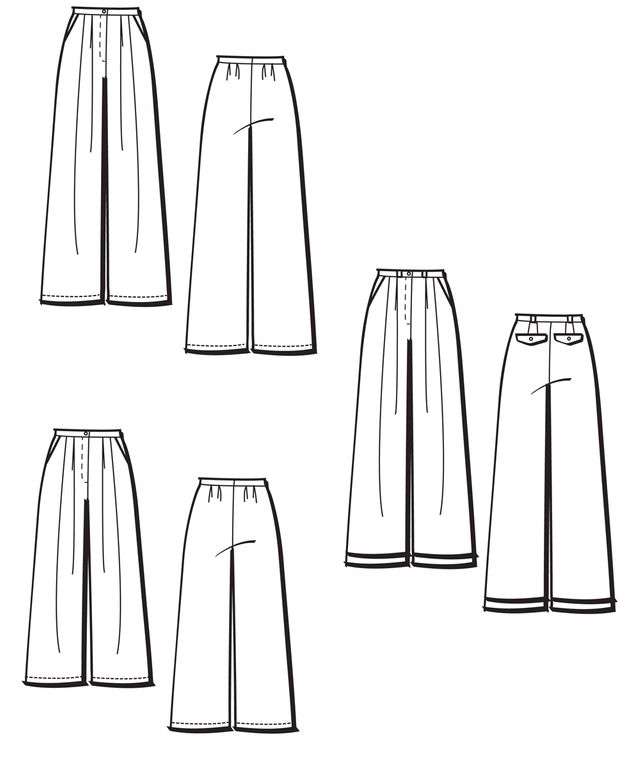 Pattern Review: Vogue 8836 Misses' Pants - Threads