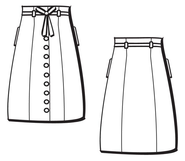 Pattern Review: Colette 1005 Beignet Skirt - Threads