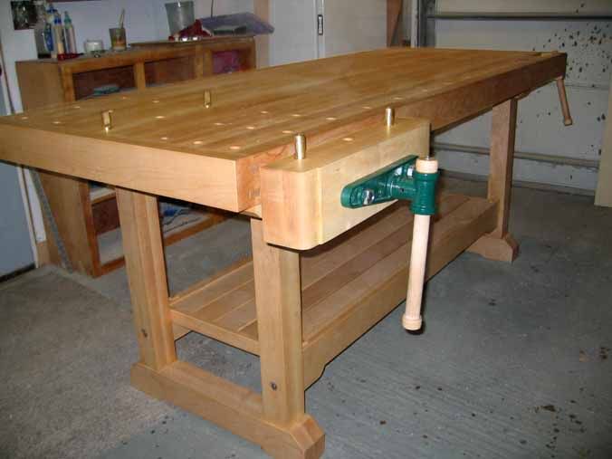 Hard Maple Tradtional Workbench - FineWoodworking