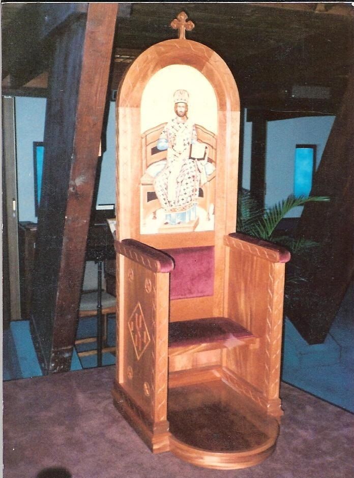 Honduras Mahogany Bishops Throne - FineWoodworking