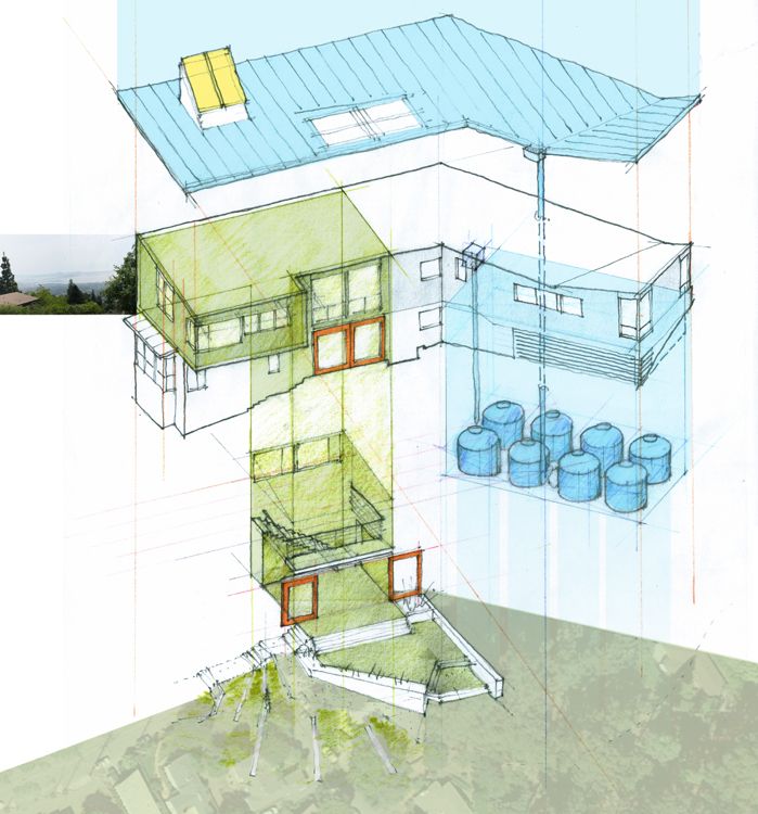 A Contemporary Water-Collecting Home - Fine Homebuilding