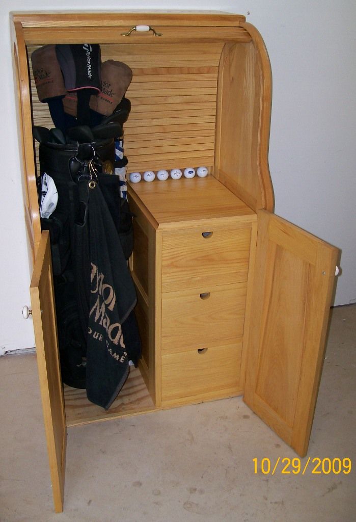 Golf Club & Accessories Cabinet - FineWoodworking