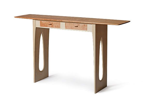 Shaker-Inspired Contemporary Hall Table - FineWoodworking