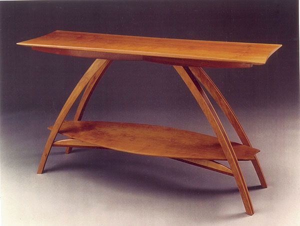 Curved Leg Hall Table - FineWoodworking