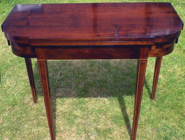 Hepplewhite Card Table - FineWoodworking