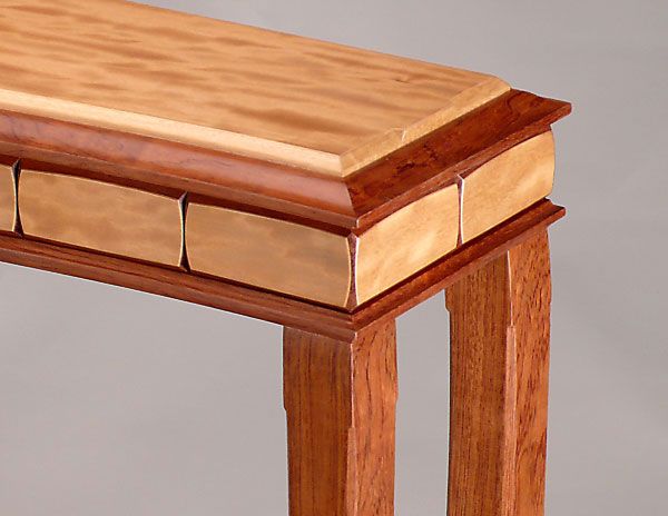 Golden Scallop Table - FineWoodworking