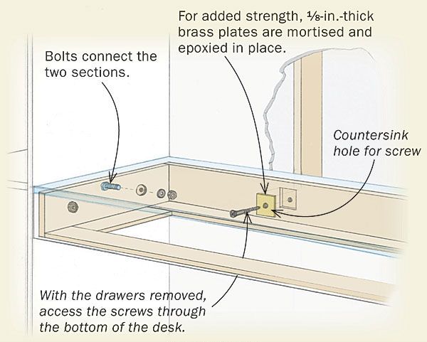 Floating Desk and Cabinet - FineWoodworking