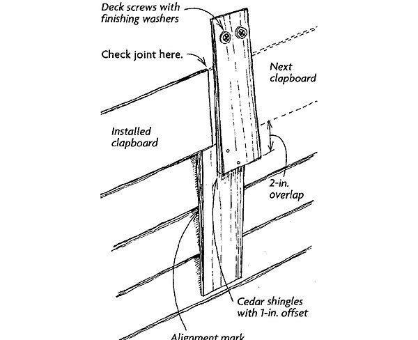 Solo clapboard hanging - Fine Homebuilding