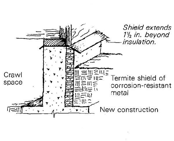 Termite protection - Fine Homebuilding