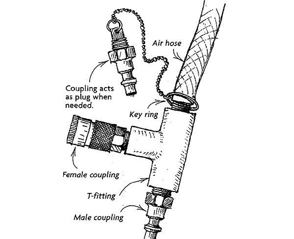 Sharing compressed air - Fine Homebuilding