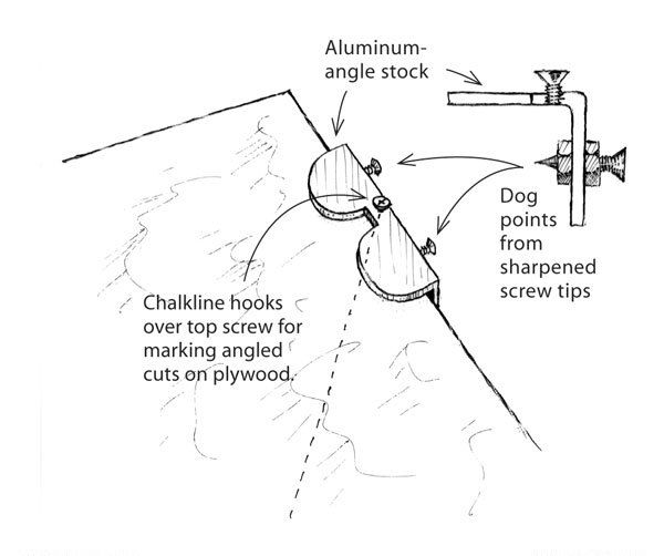 Snap Accurate Chalklines on Angled Roofs - Fine Homebuilding