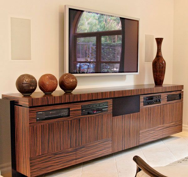 Entertainment Console - FineWoodworking