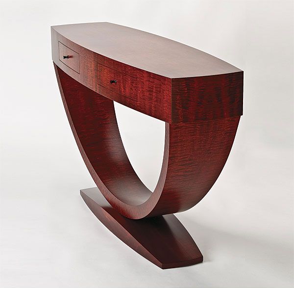 Curved Hall Table - FineWoodworking