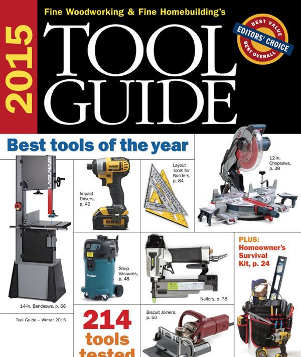 Online Extras for 2015 Tool Guide - FineWoodworking