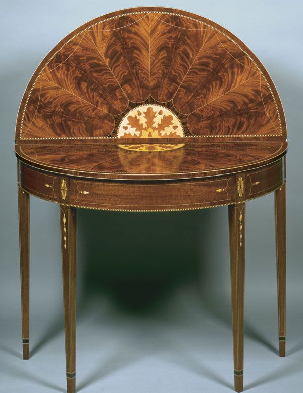 Federal-style Card Table - FineWoodworking