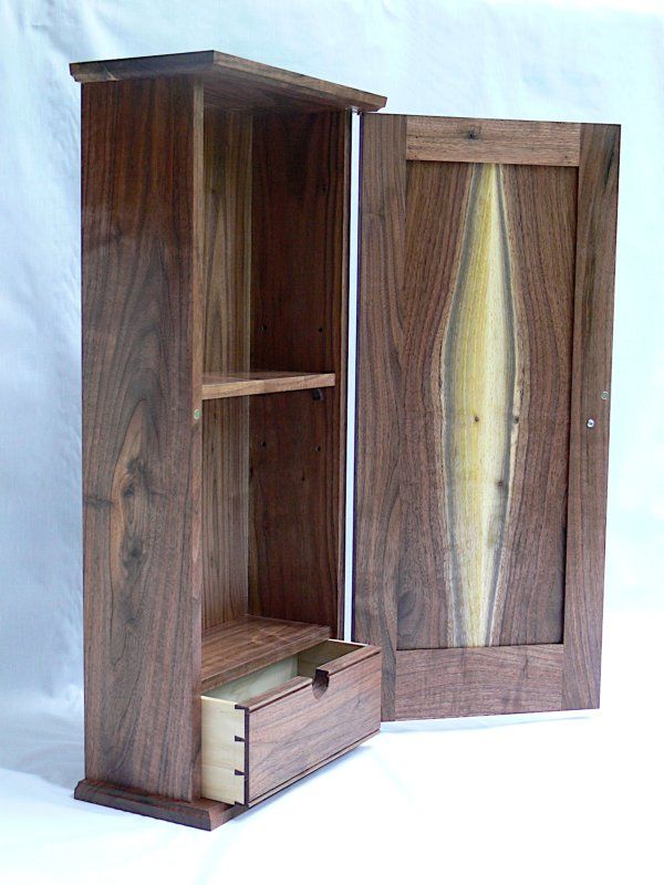 Walnut Wall Cabinet - FineWoodworking