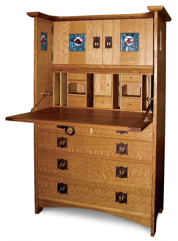 Mackintosh-inspired Desk - FineWoodworking