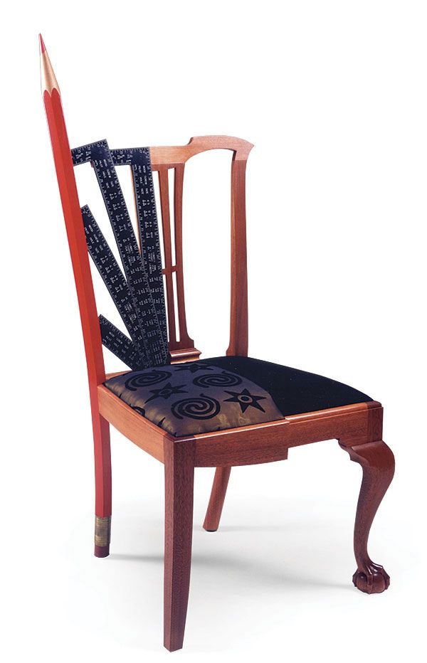 Mahogany Pencil Chair - FineWoodworking
