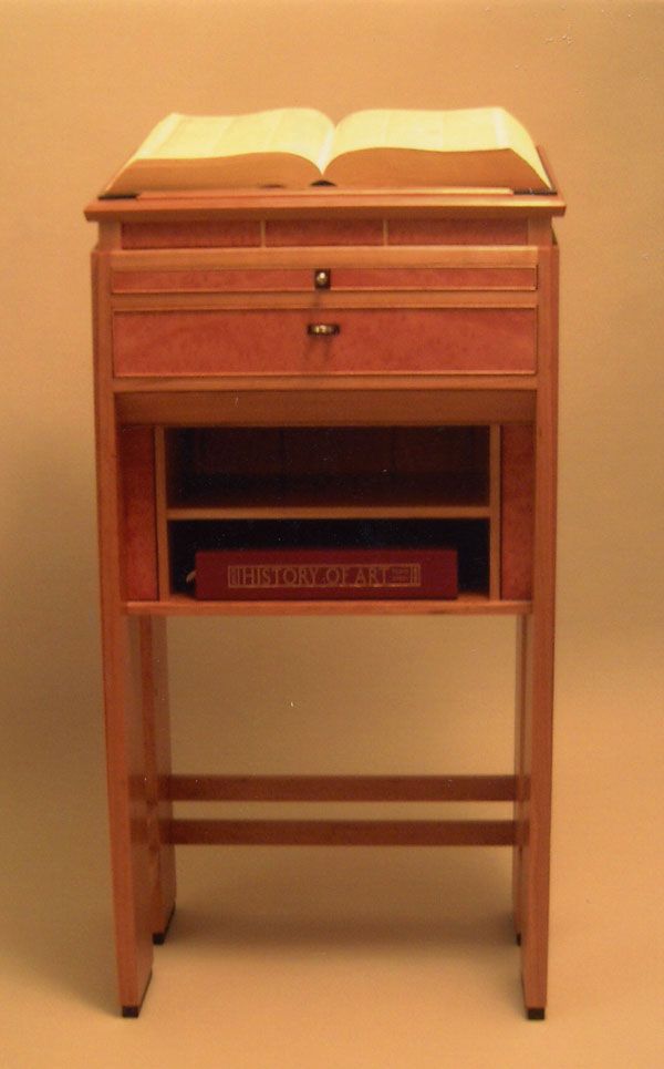 Cherry Dictionary Stand - FineWoodworking