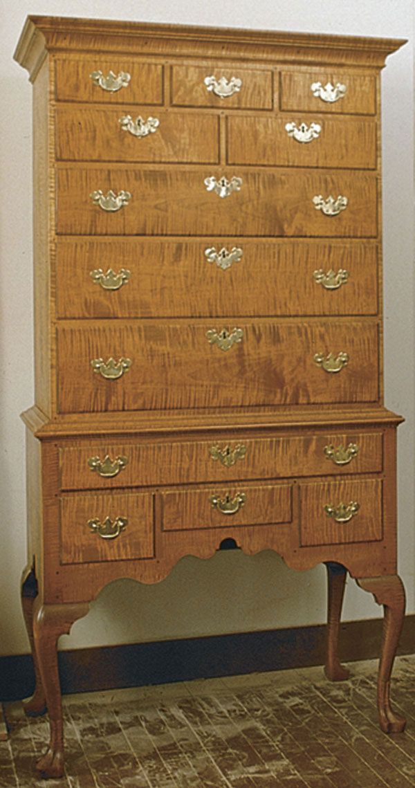 Queen Anne-style Highboy - FineWoodworking