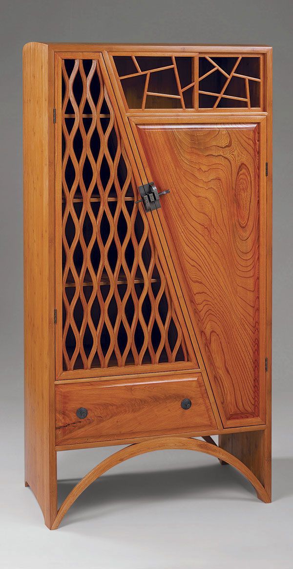 Chinese Cracked-Ice Display Cabinet - FineWoodworking