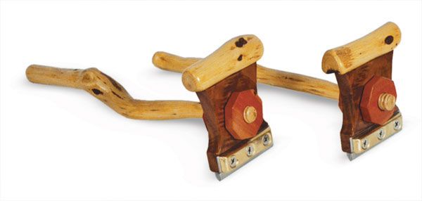 Walnut and Blackjack Oak Scrapers - FineWoodworking