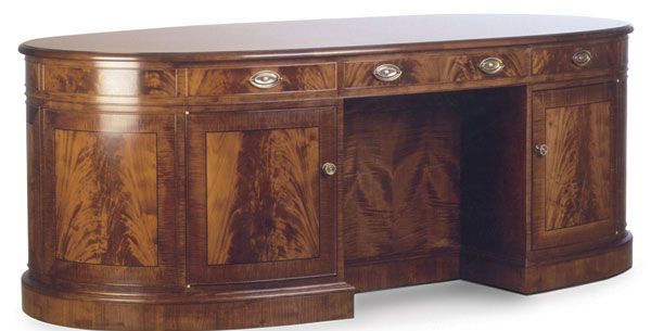 Oval Desk - FineWoodworking