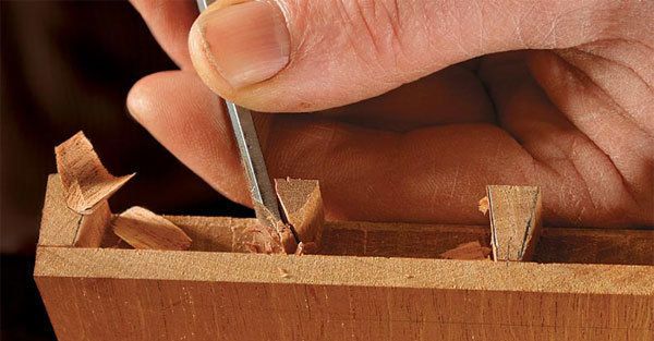 Fixing Mistakes: How to Replace a Broken Dovetail Pin - FineWoodworking