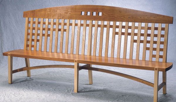 Cherry Bench - FineWoodworking